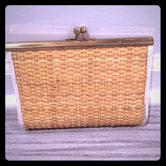 Vintage | Bags | Vintage Straw Clutch Mini Great Cond | Poshmark